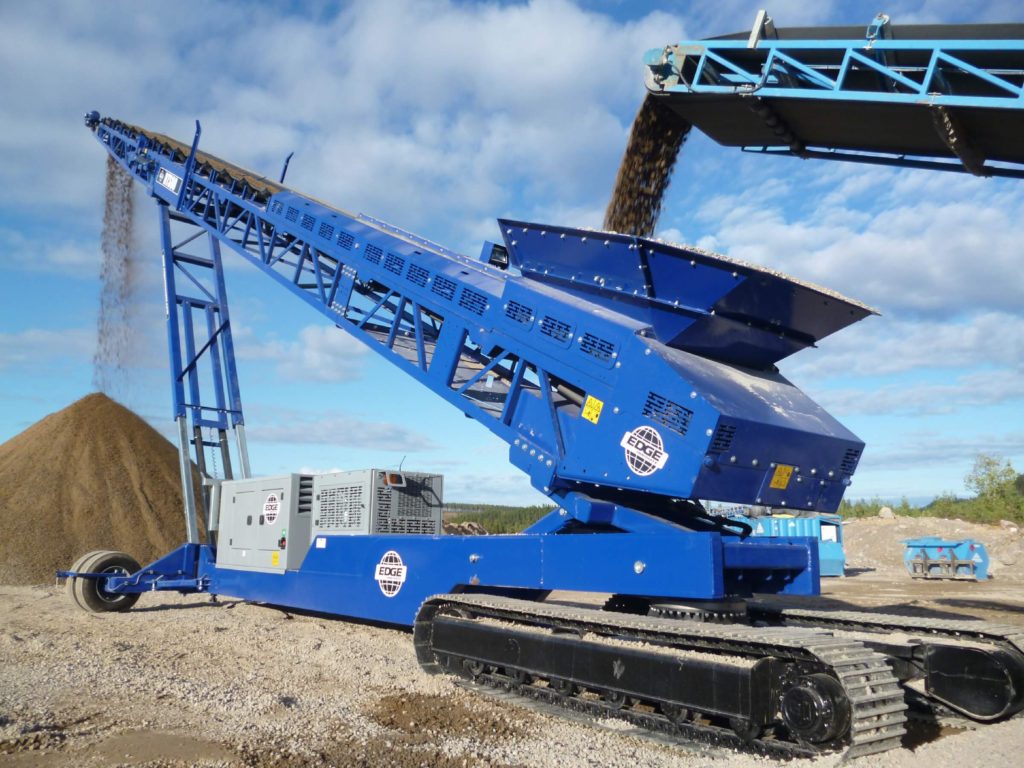Edge Radial Track Stockpiler - Powerscreen New England